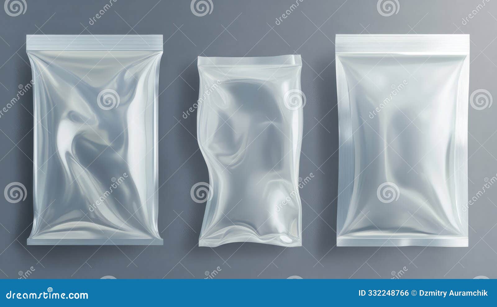 Featuring Waterproof Disposable Polythene Packages or Envelopes Mock ...