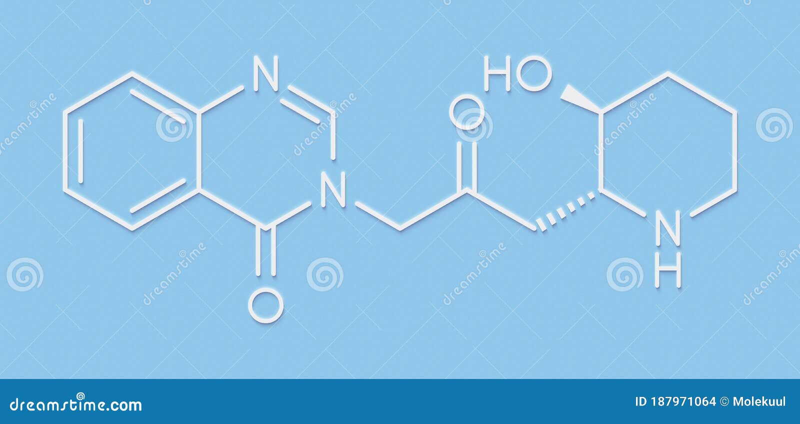 Febrifugine Alkaloid Molecule, First Isolated from Dichroa Febrifuga ...