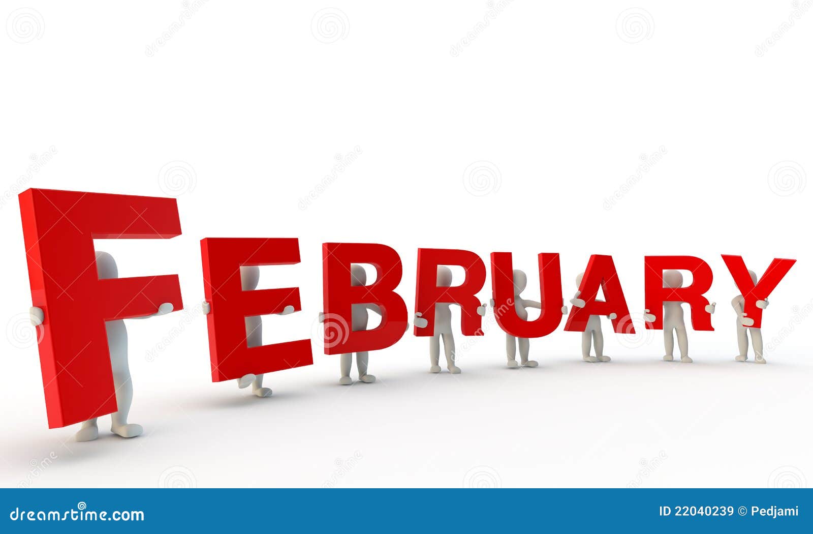 Februari stock illustrationer. Illustration av positiv - 22040239