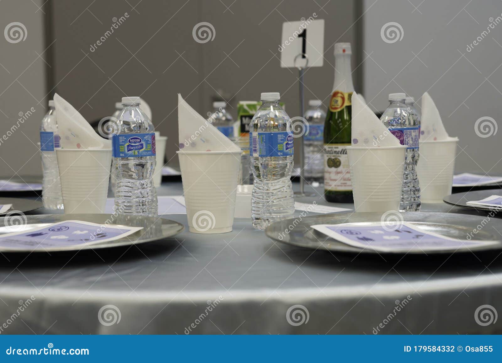 February 25 2017 - Calgary, Alberta Canada - Table Set Up at a Nigerian ...