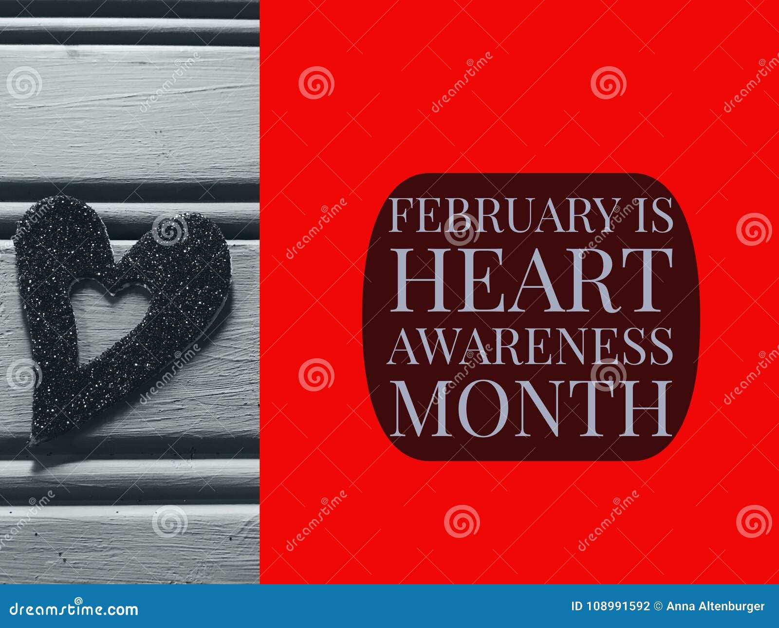 February is Heart Awareness Month Stock Photo - Image of healthy ...