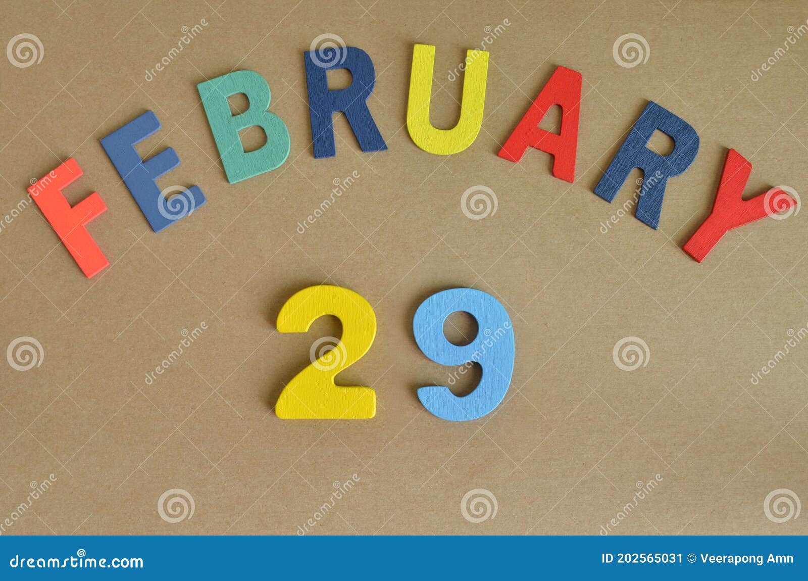 February 29, Toy Alphabet Background. Stock Image - Image of 2032, 2025 ...
