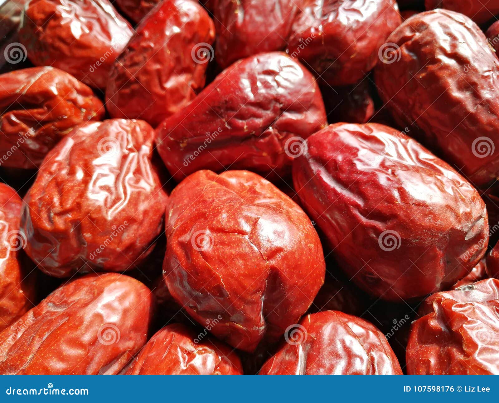 Fecha Roja Grande - Fruta De La Azufaifa Foto de archivo - Imagen de ...