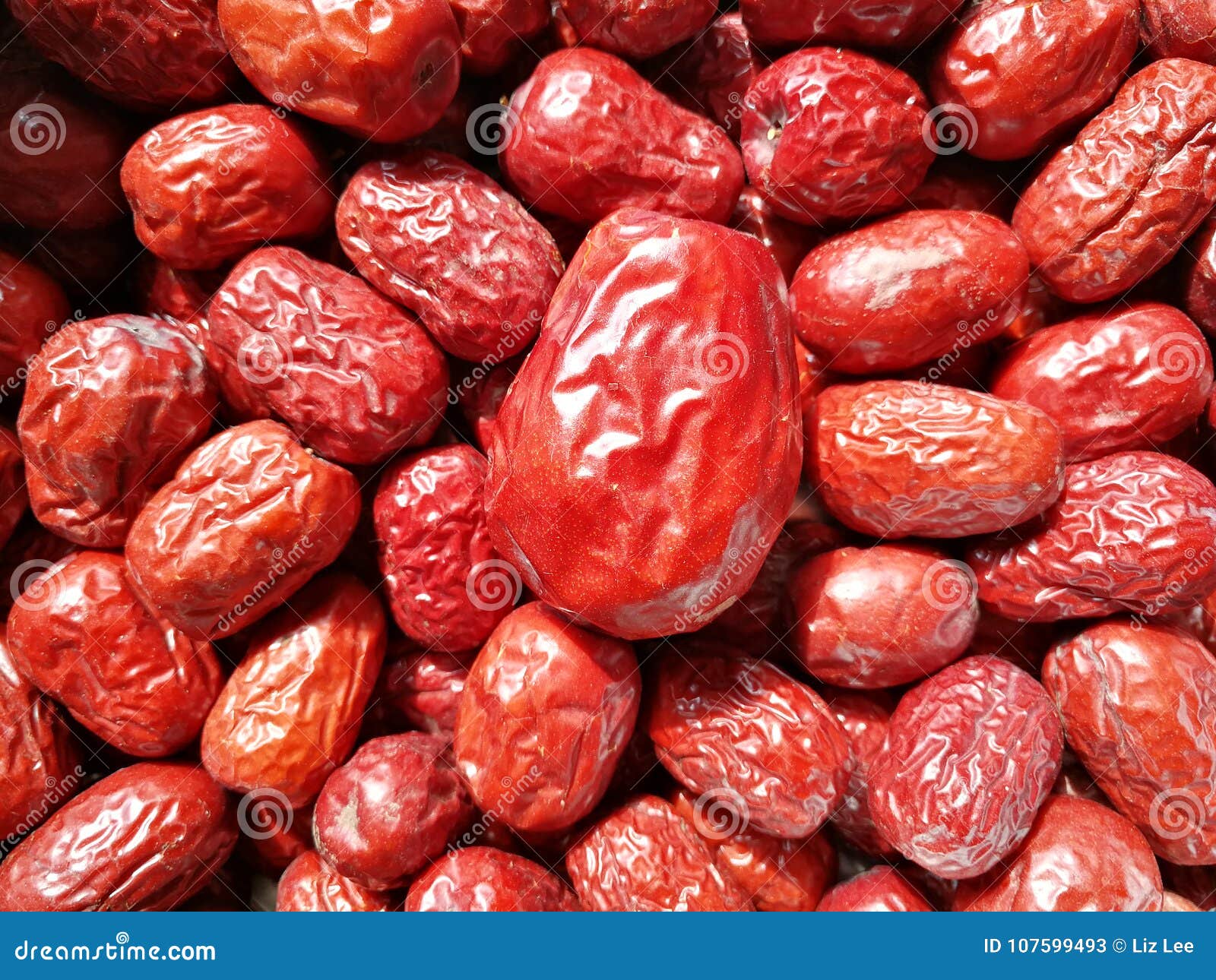 Fecha Roja Grande - Fruta De La Azufaifa Imagen de archivo - Imagen de ...