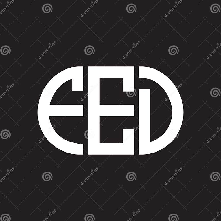 FED Letter Logo Design on Black Background. FED Creative Initials ...