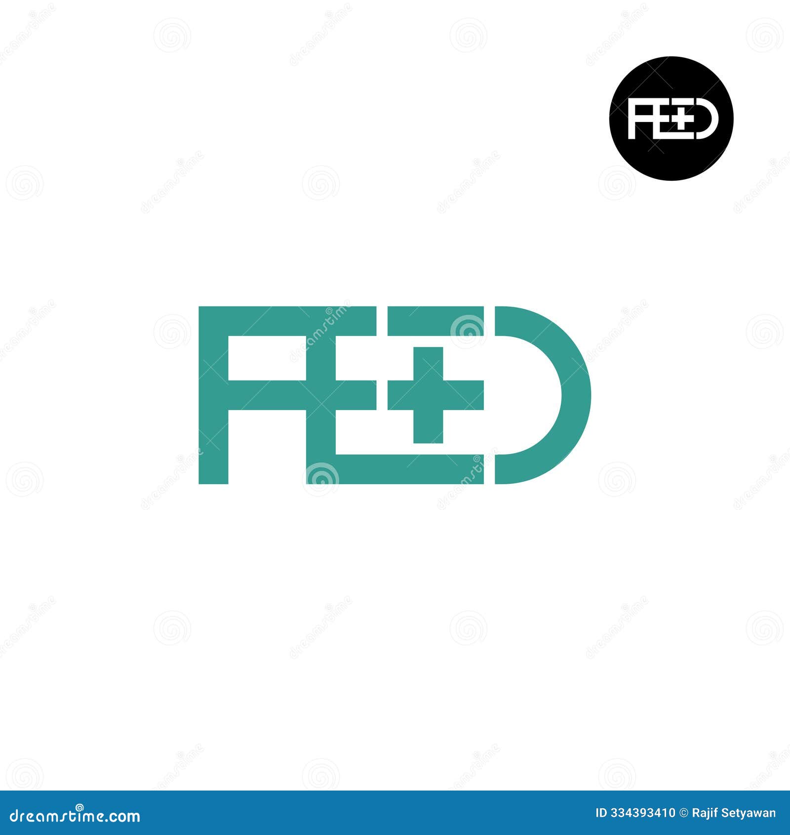 FED Logo Letter Monogram Design Stock Vector - Illustration of ...