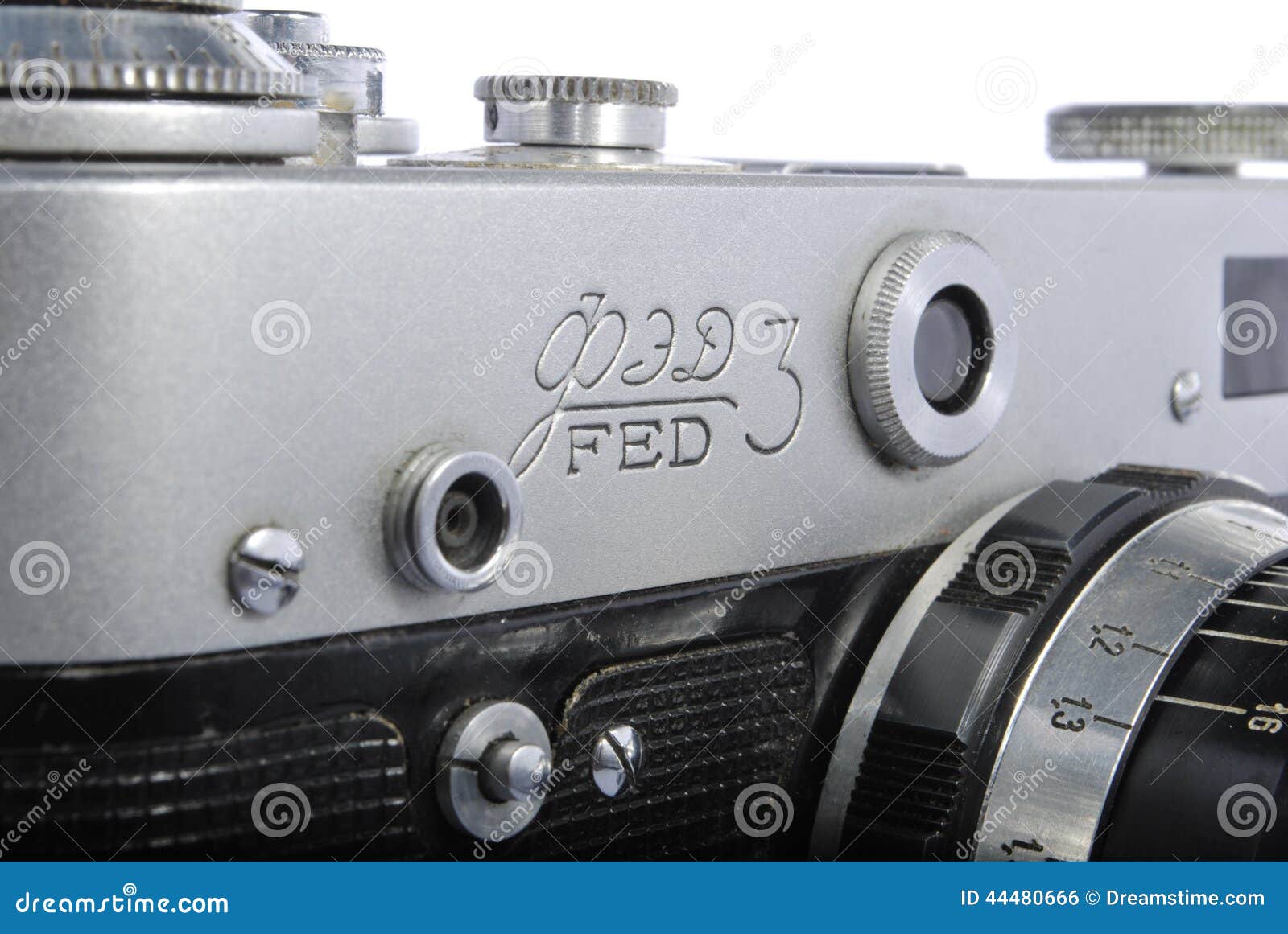 FED 3, Russian Rangefinder. 35mm, Industar 61 Editorial Photo - Image ...