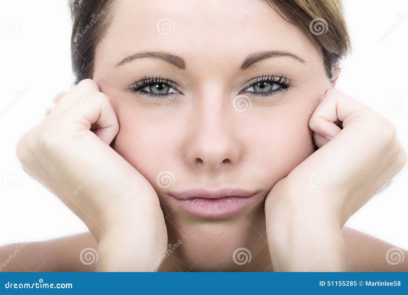 Fed Up Bored Young Woman Frustrant Image stock - Image du gêné, assez ...