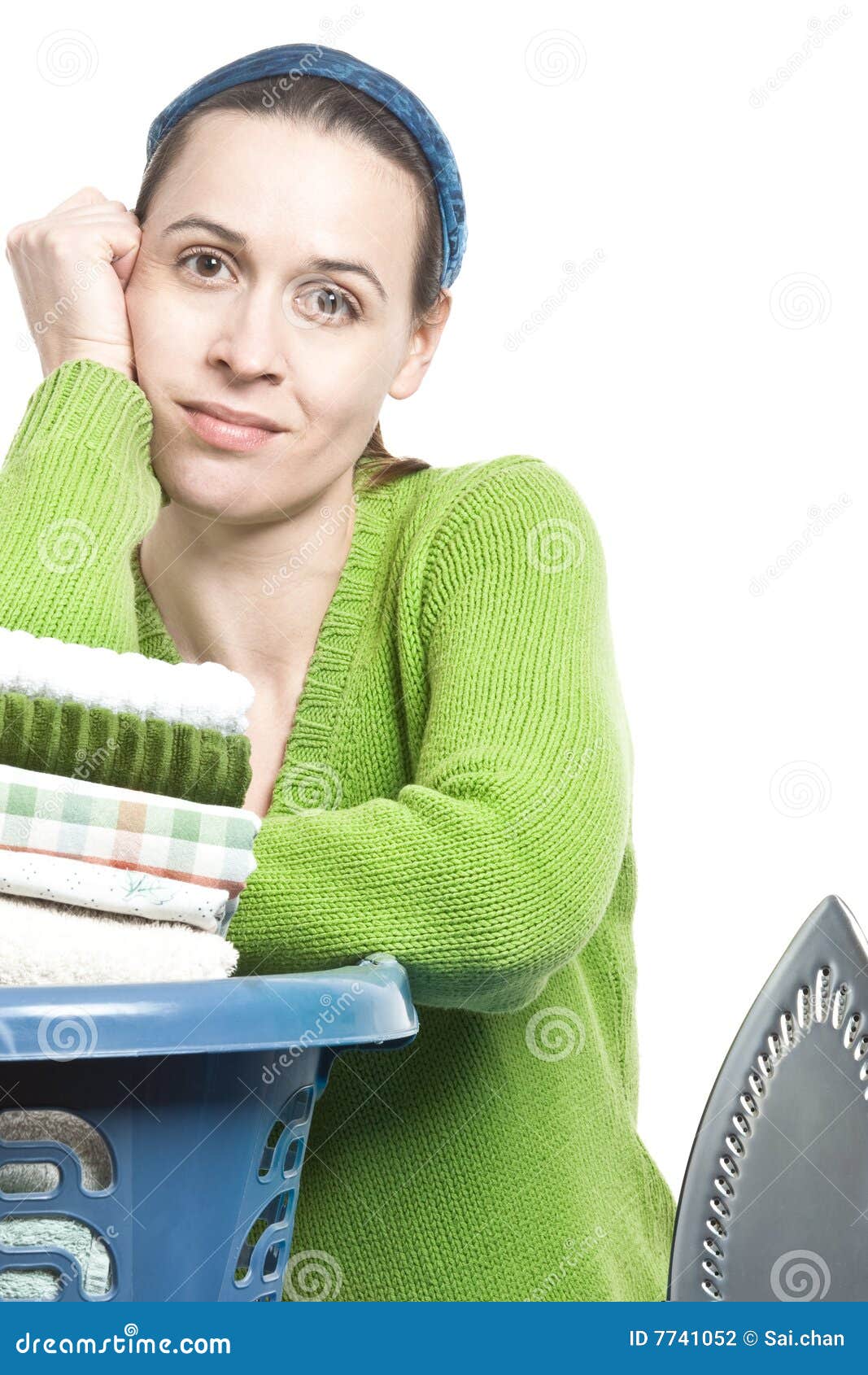 Fed up with housework stock photo. Image of lady, bored - 7741052