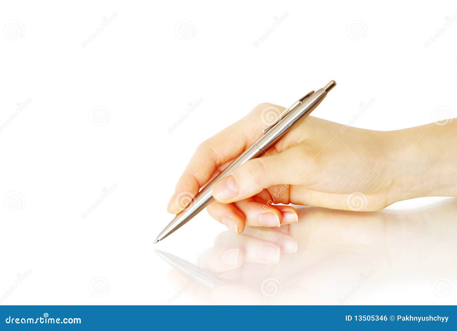 Feder in der Hand stockfoto. Bild von hand, firma, korporativ - 13505346