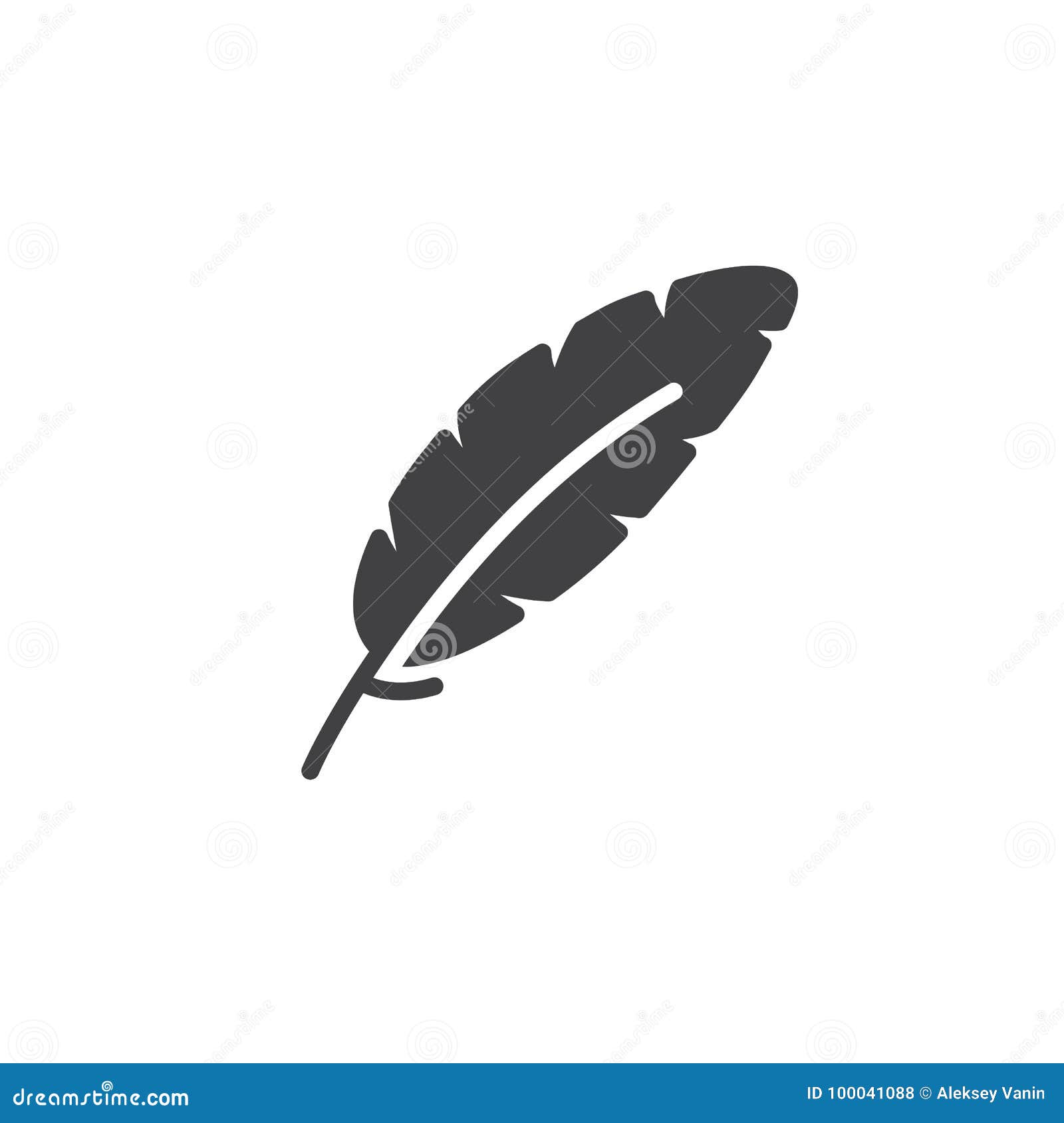 Feder, Schreiben Ikonenvektor Vektor Abbildung - Illustration von ...