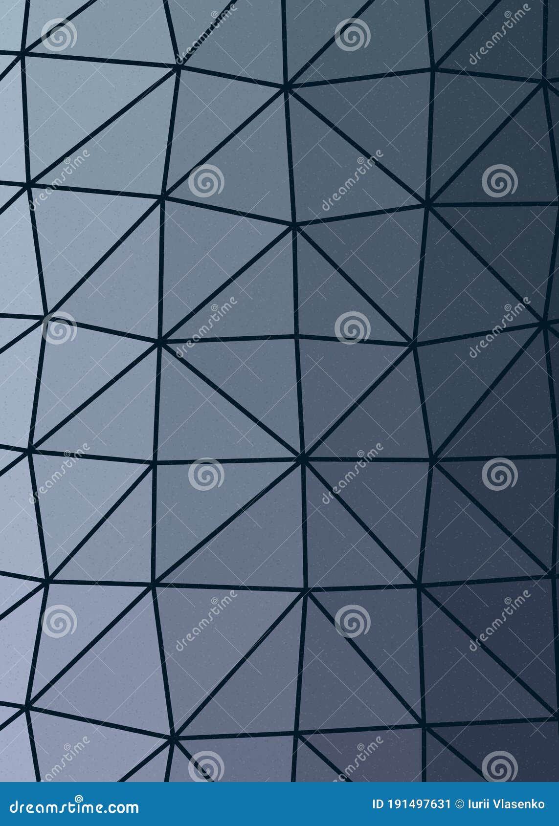 Federal Blue Color Abstract Color Low-Polygones Generative Art ...