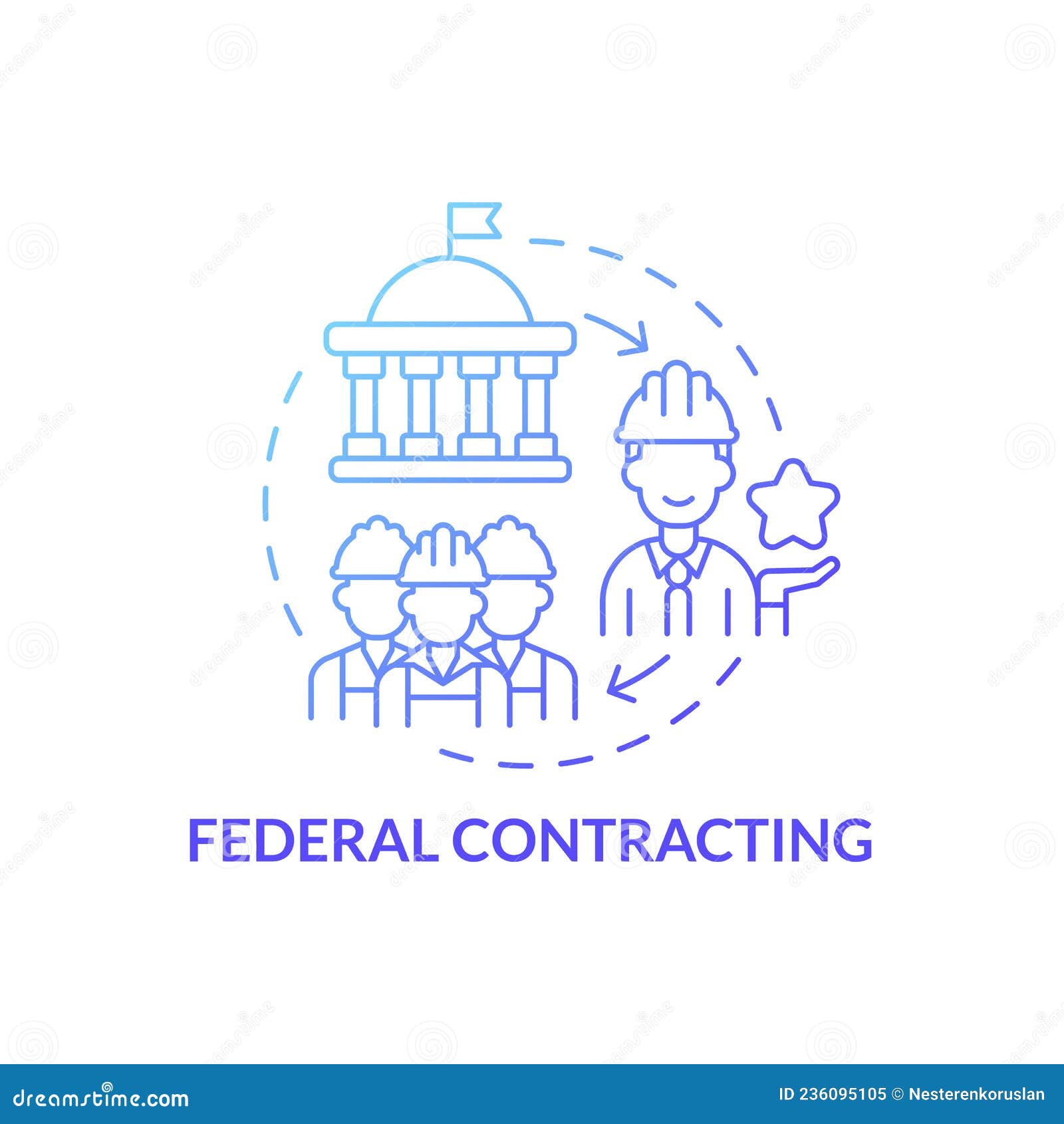 Mix Icon For Contracting, Agreement And Annexure Cartoon Vector ...