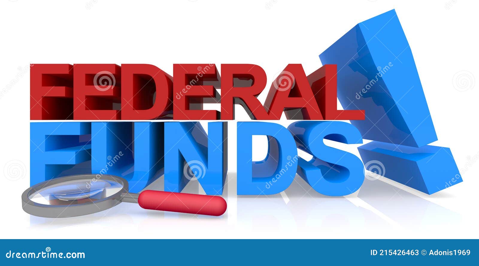 Federal Funds Rate Decrease. Arrow With Cut Of Federal Fund Rate And ...