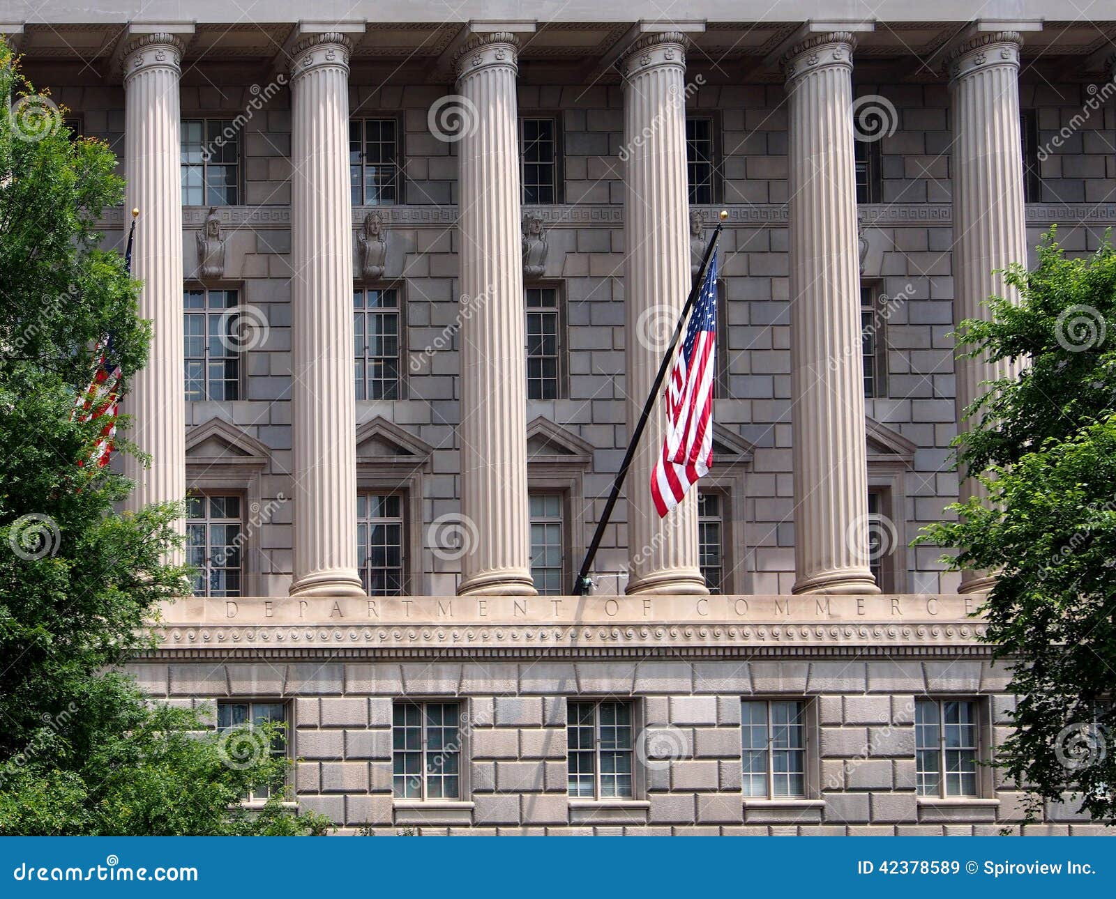 Federal Government Building Stock Image - Image of states, washington ...