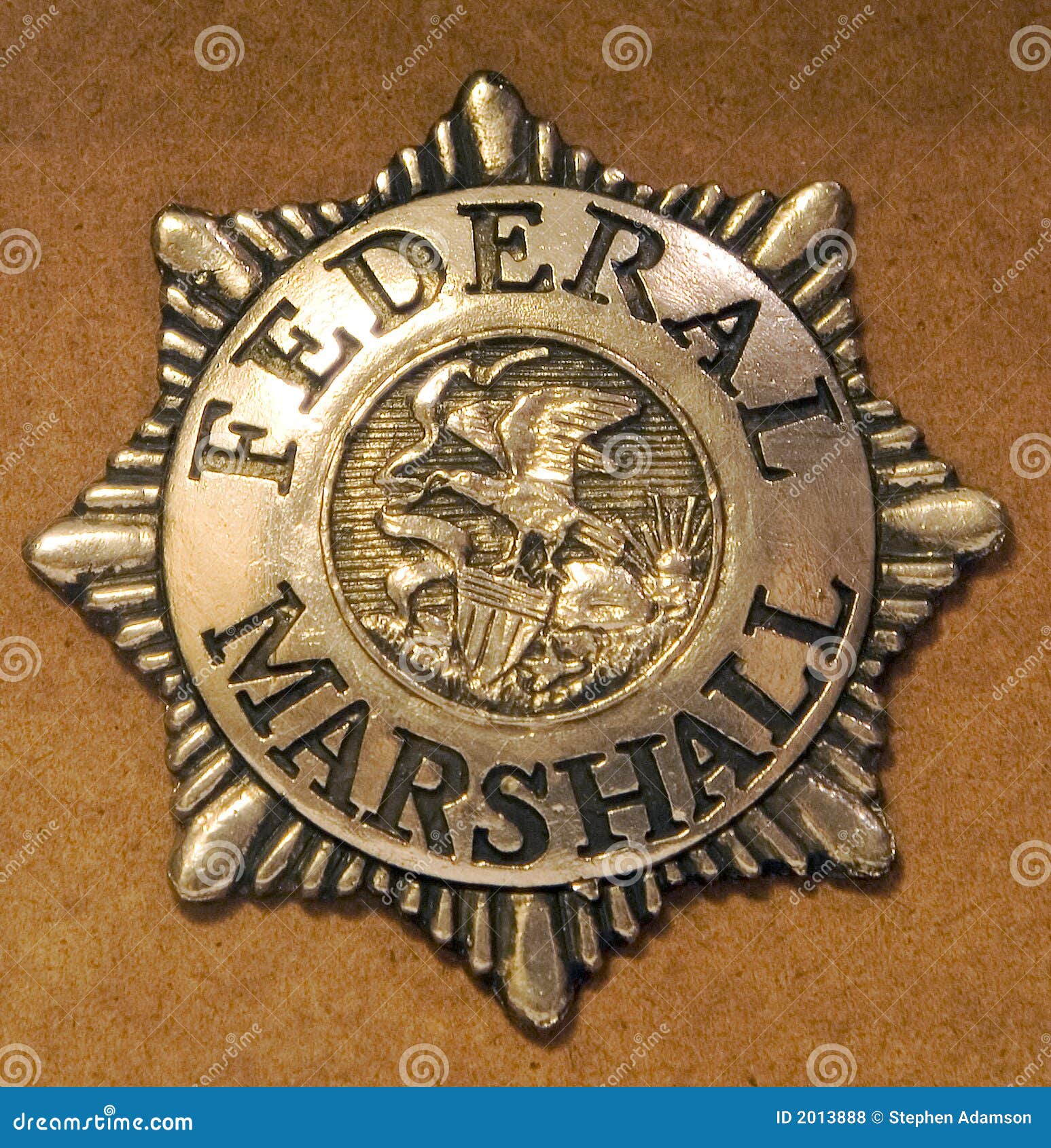 Federal Marshall Badge stock photo. Image of star, deputy - 2013888