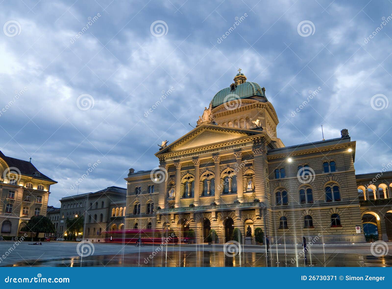 Federal Palace of Switzerland Stock Image - Image of building, landmark ...