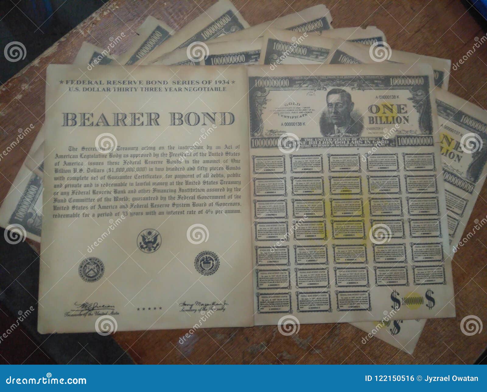 Bearer bond editorial photo. Image of bearer, bond, federal - 122150516