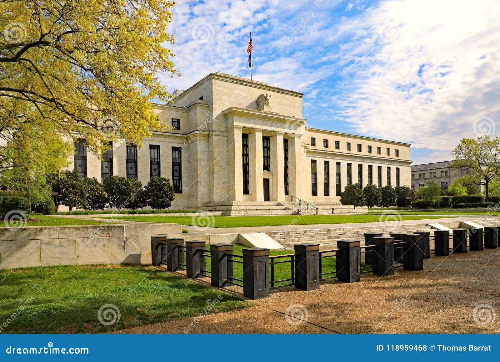 The Federal Reserve Building Stock Photo - Image of reserve, government ...