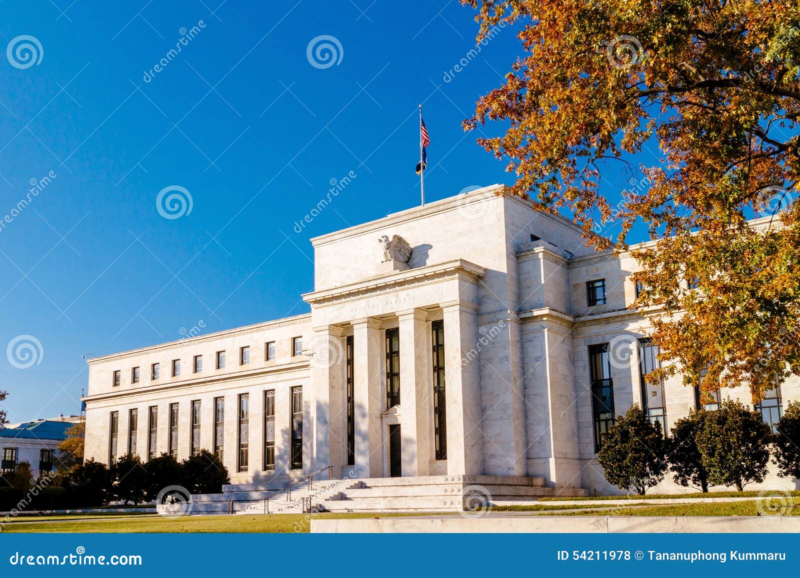 Federal Reserve Building stock photo. Image of headquarters - 54211978