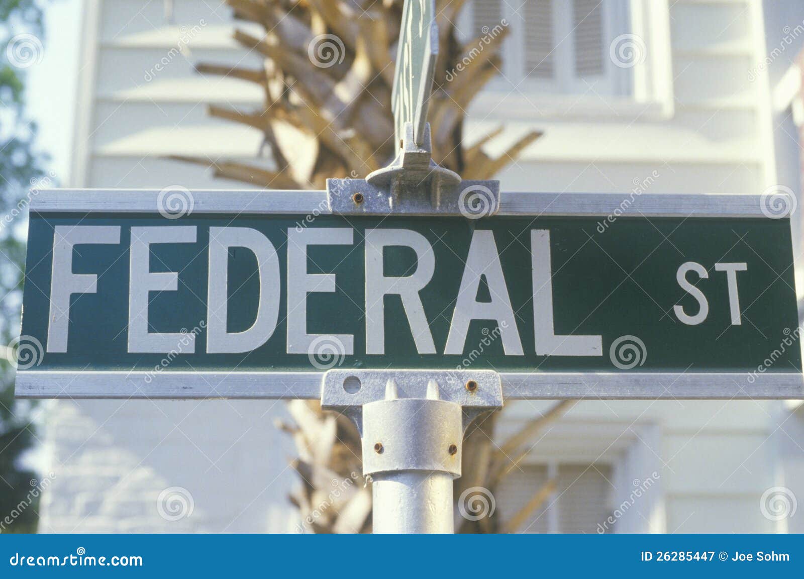 Federal Street sign stock image. Image of road, signs - 26285447
