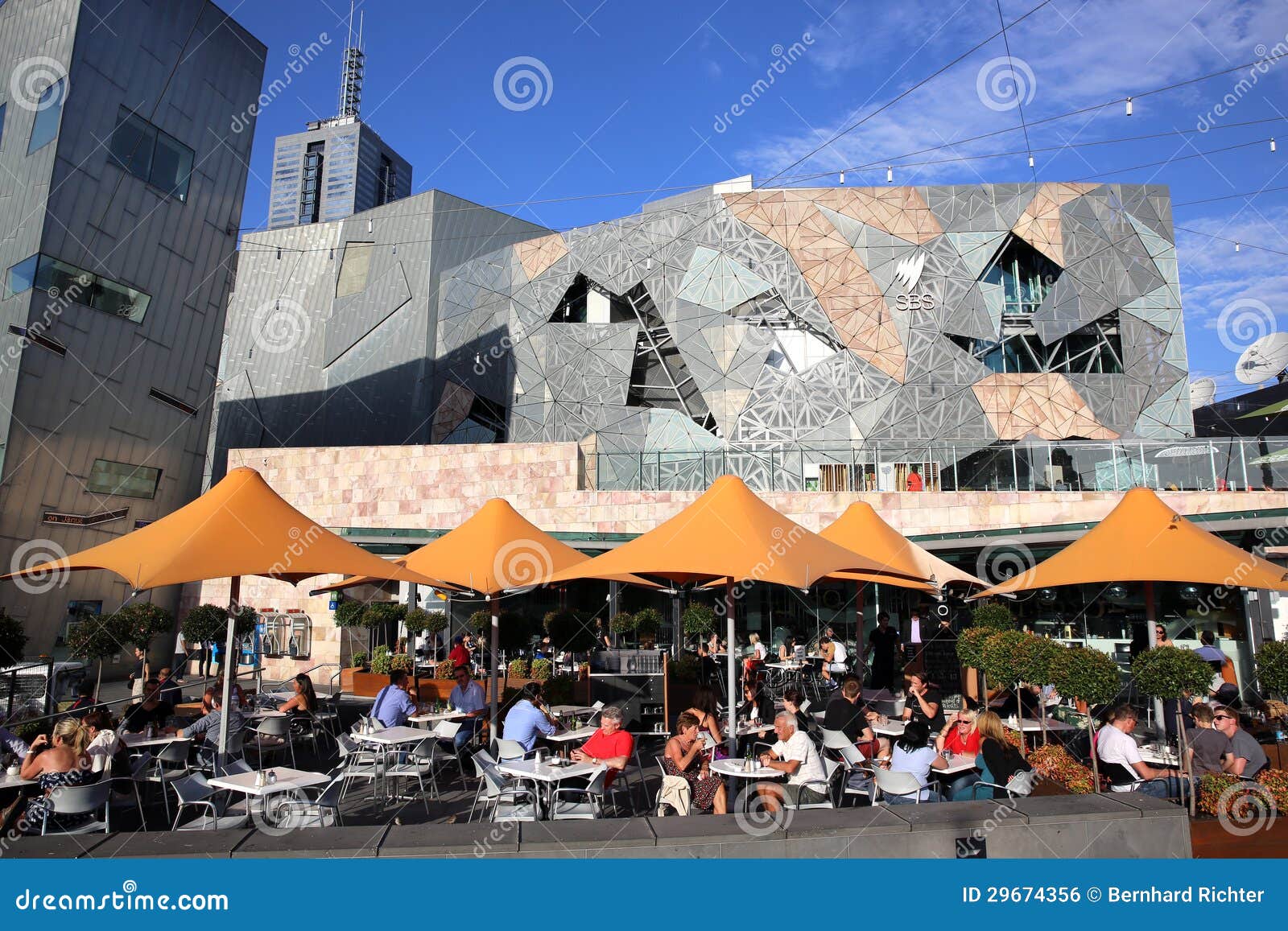 Federation Square editorial photo. Image of activity - 29674356