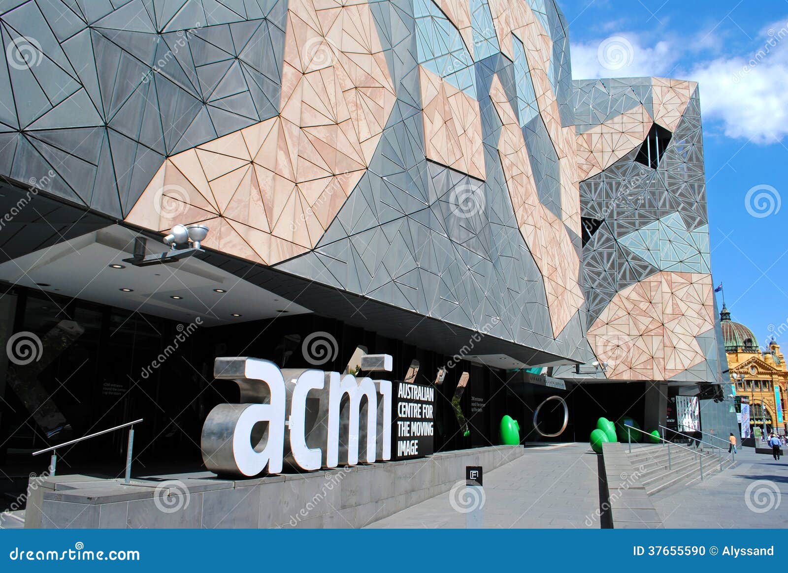 Federation Square and ACMI editorial image. Image of facility - 37655590