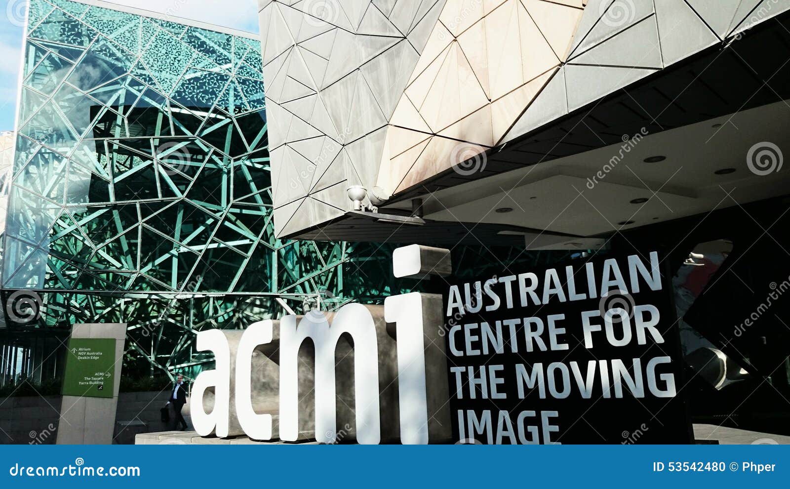 Federation Square and ACMI editorial image. Image of federation - 53542480