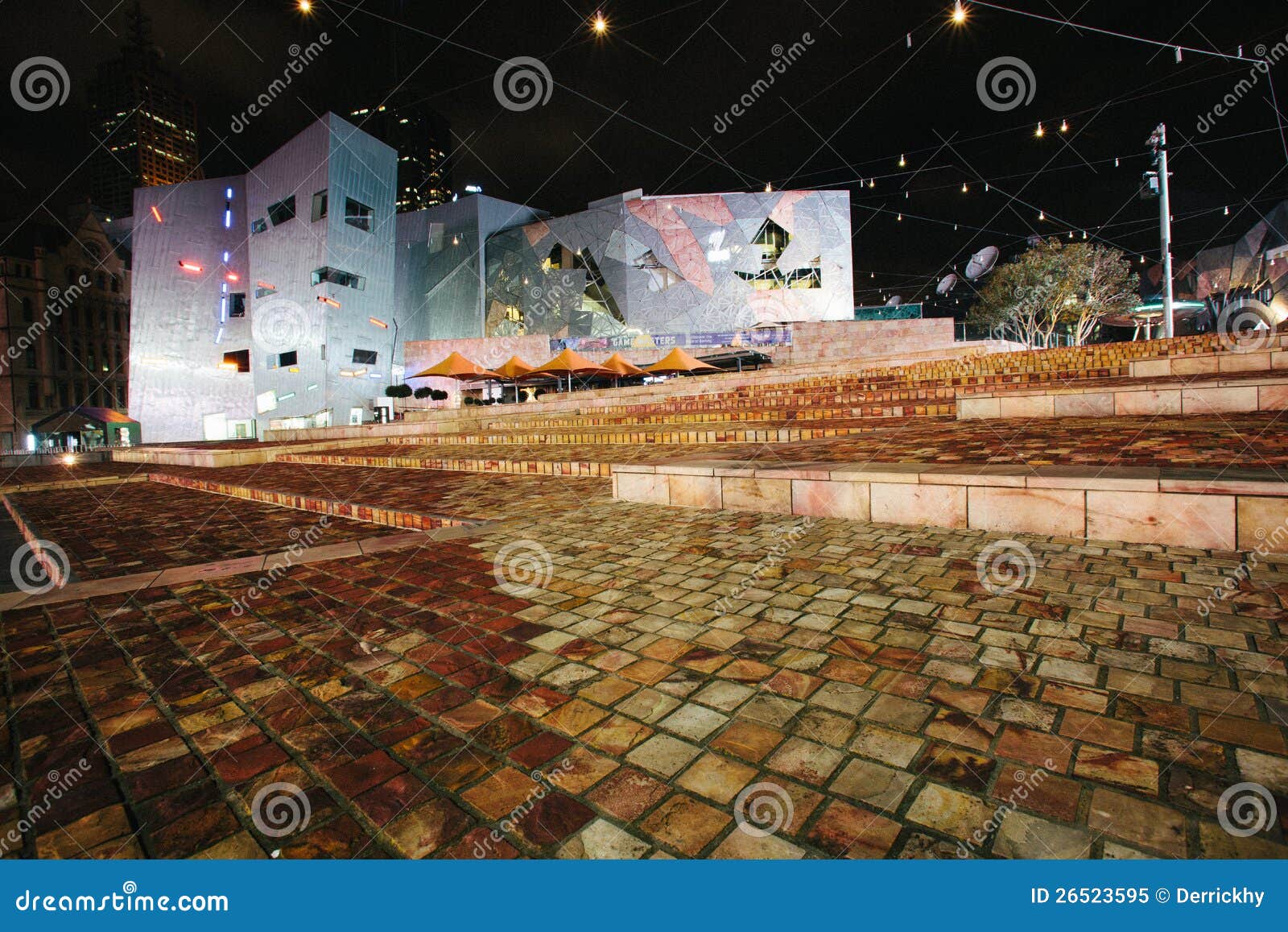 Federation Square, Melbourne Editorial Image - Image of perspective ...
