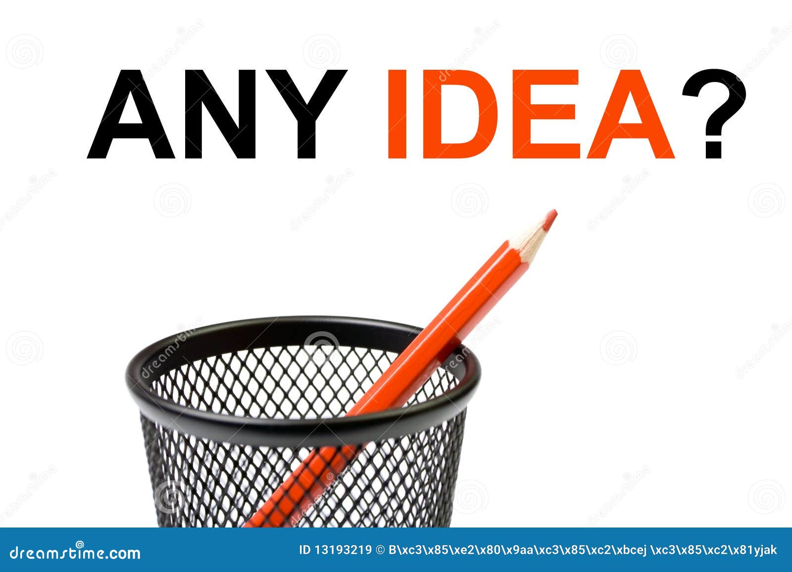 Federhalterung Mit Rotem Zeichenstift Stockbild - Bild von dose ...