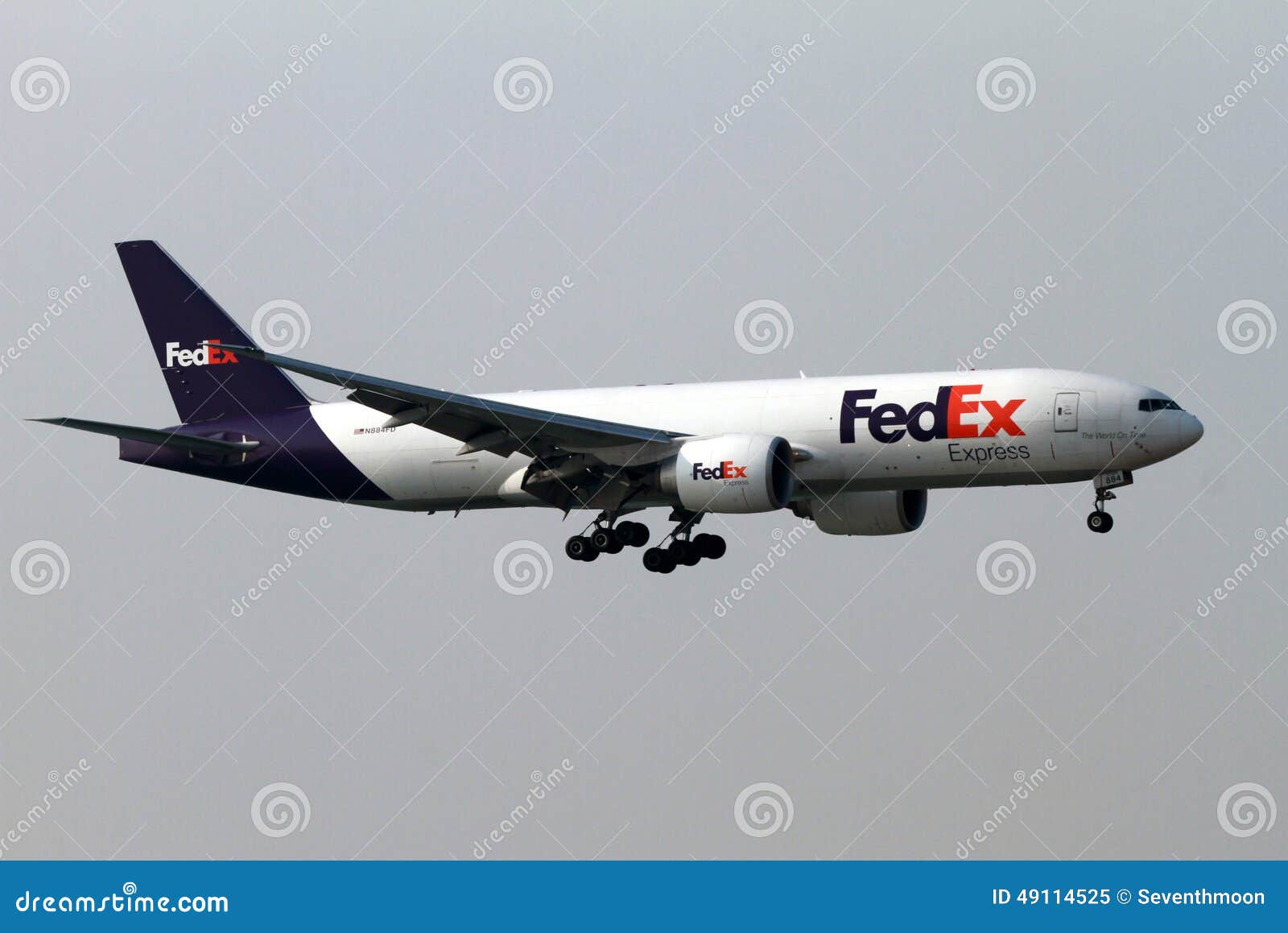 FedEx Cargo Aeroplane editorial image. Image of revolution - 49114525
