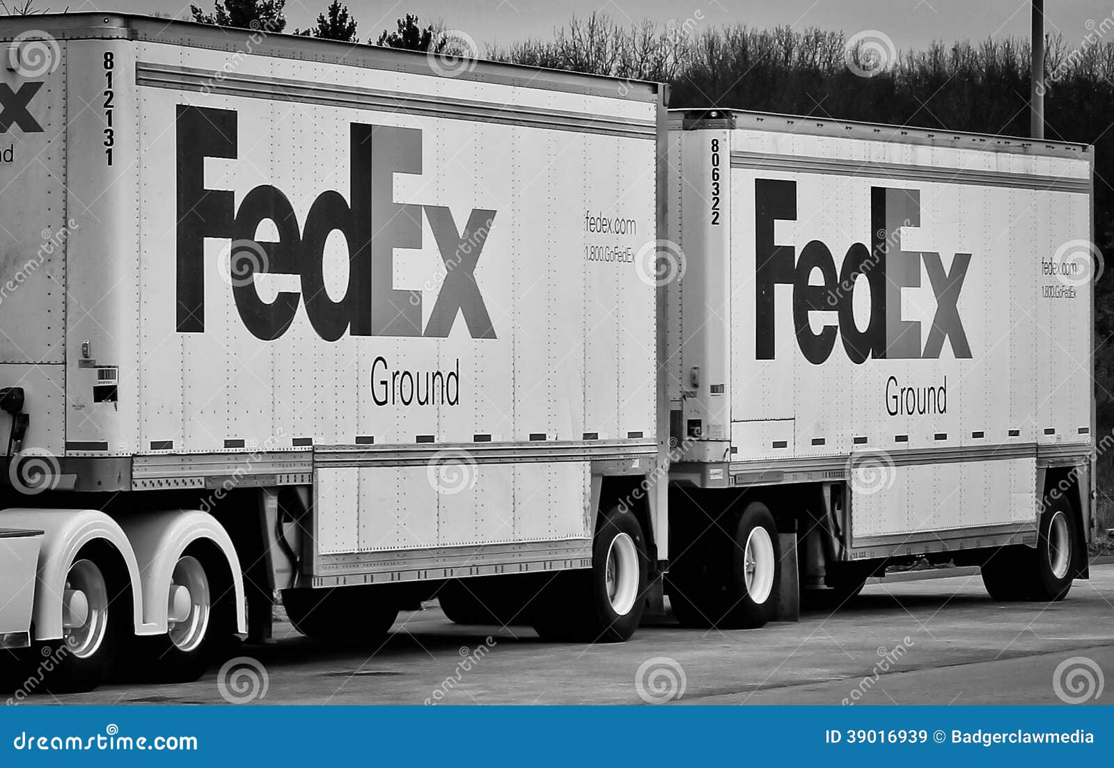 Inside Fedex Ground Trailer