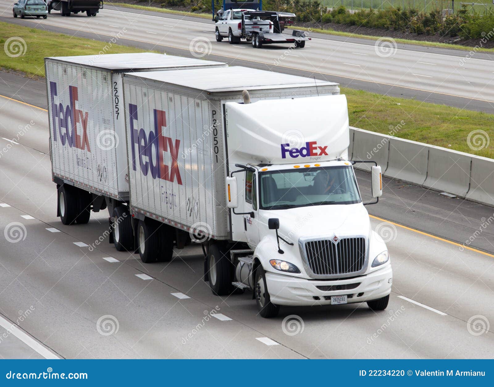 FedEx Truck editorial image. Image of shipping, fast - 22234220