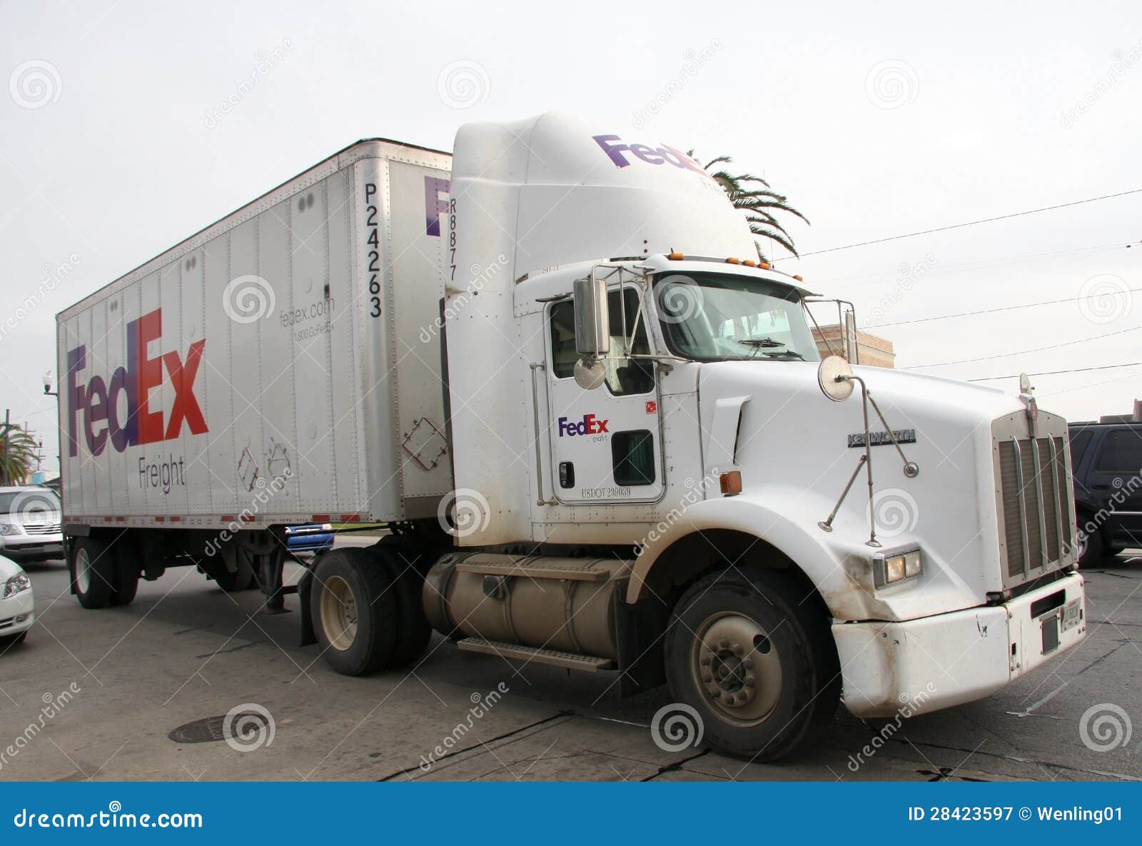 FedEx truck editorial photography. Image of truck, transportation ...