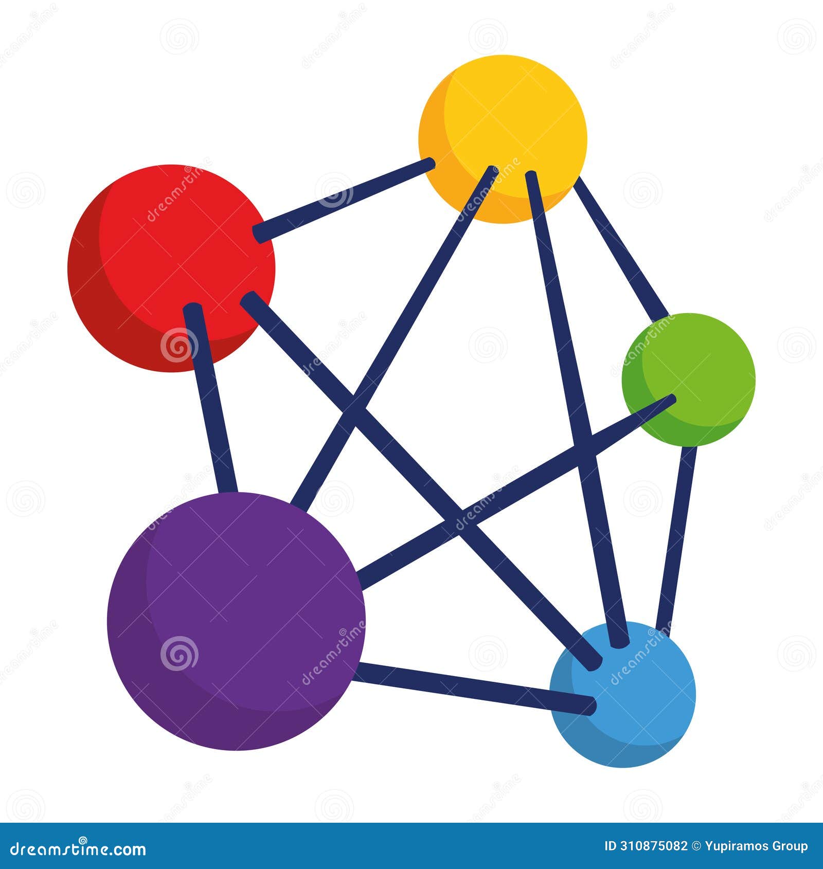 Fediverse network social stock vector. Illustration of tech - 310875082