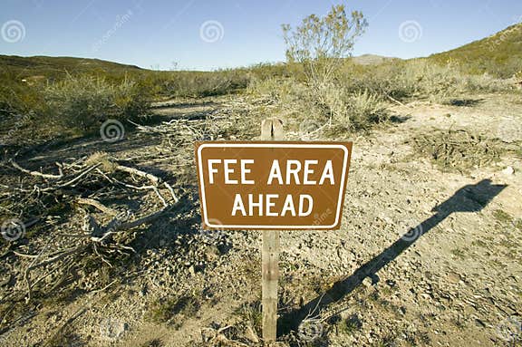 Fee Area sign stock image. Image of rural, information - 23180371