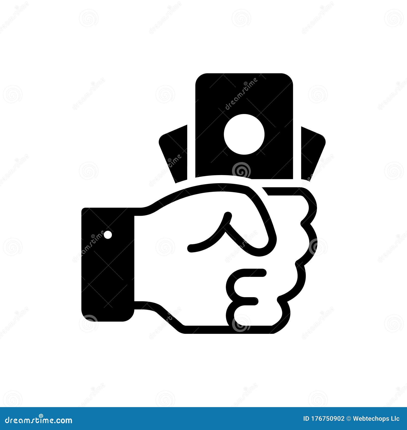 Black Solid Icon for Fee, Payment and Salary Stock Vector ...