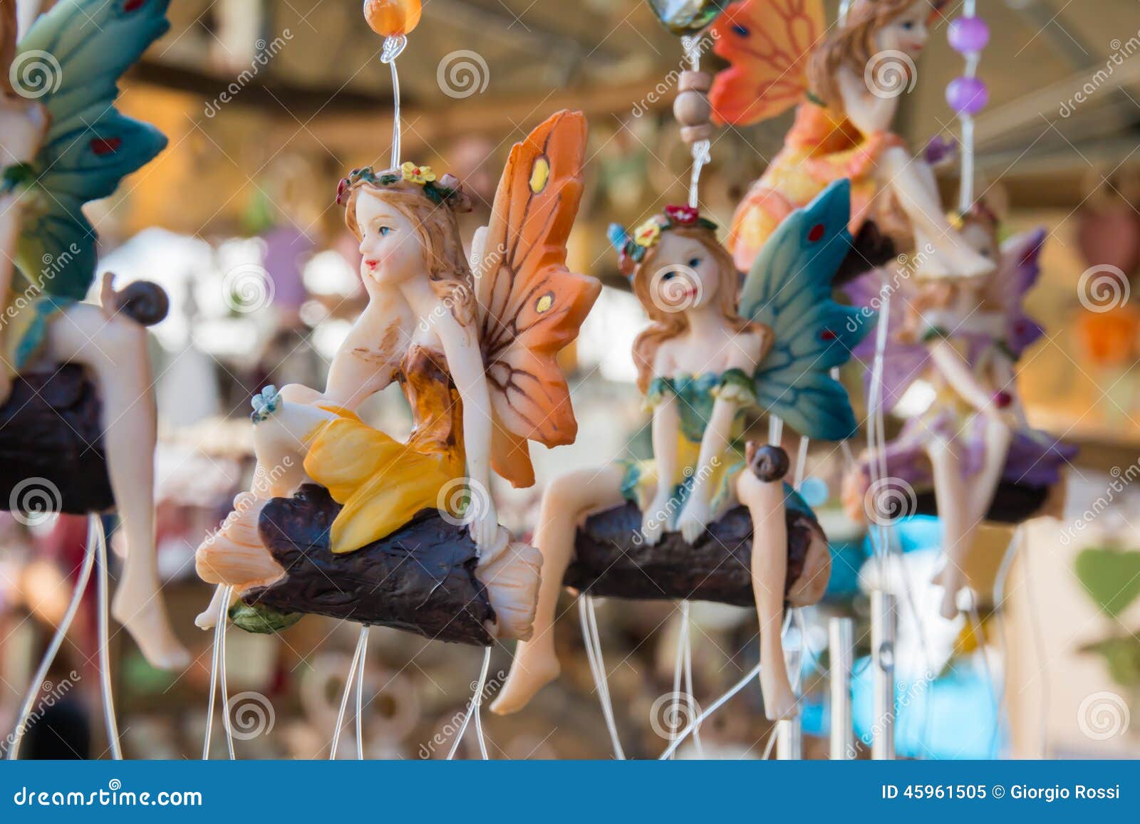 Fee Met De Hand Gemaakt Beeldje Stock Afbeelding - Image of versiering ...