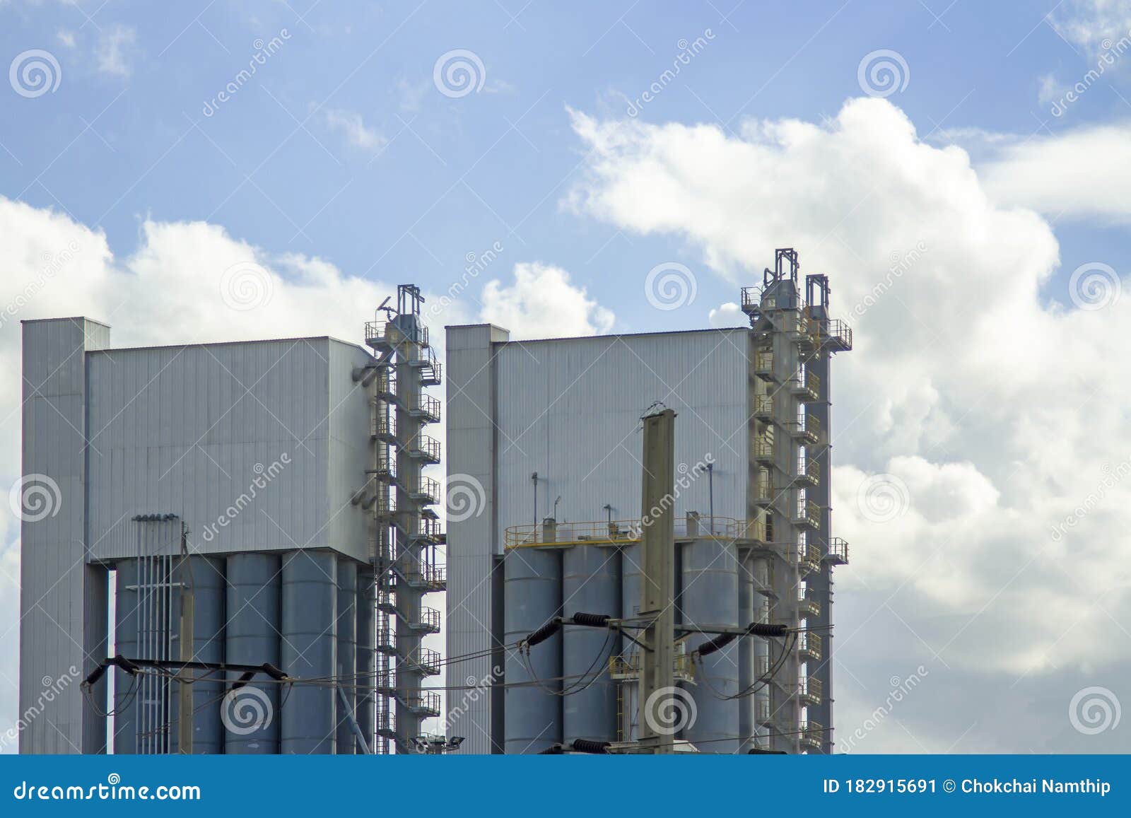 Feed Factory or Feed Industrial for Animal Stock Image - Image of feed ...