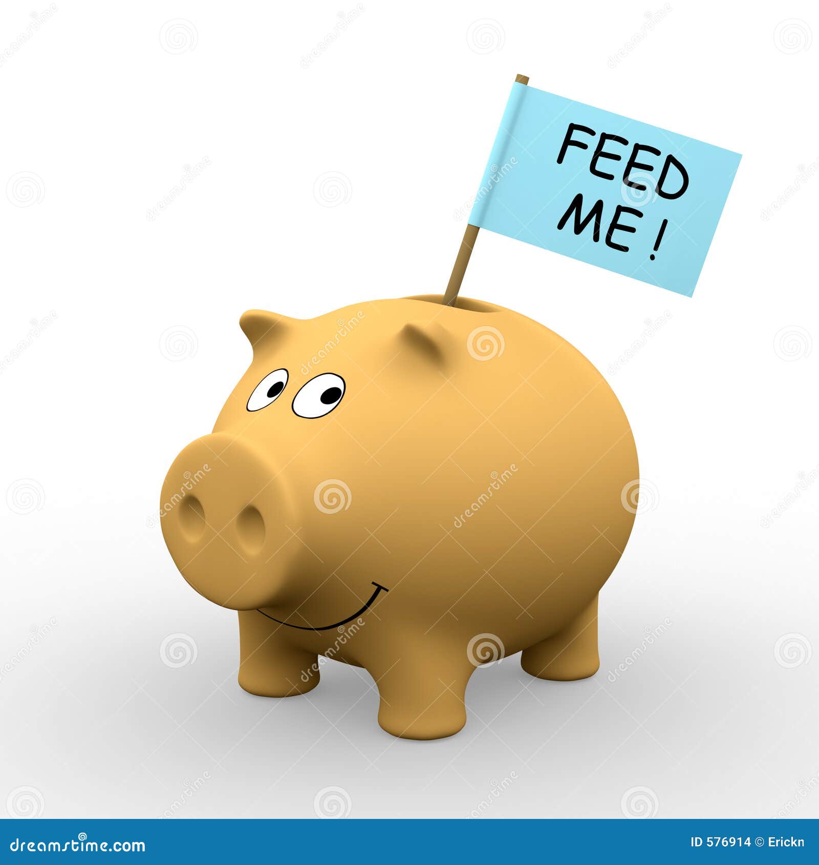 Feed me ! stock illustration. Illustration of bank, account - 576914