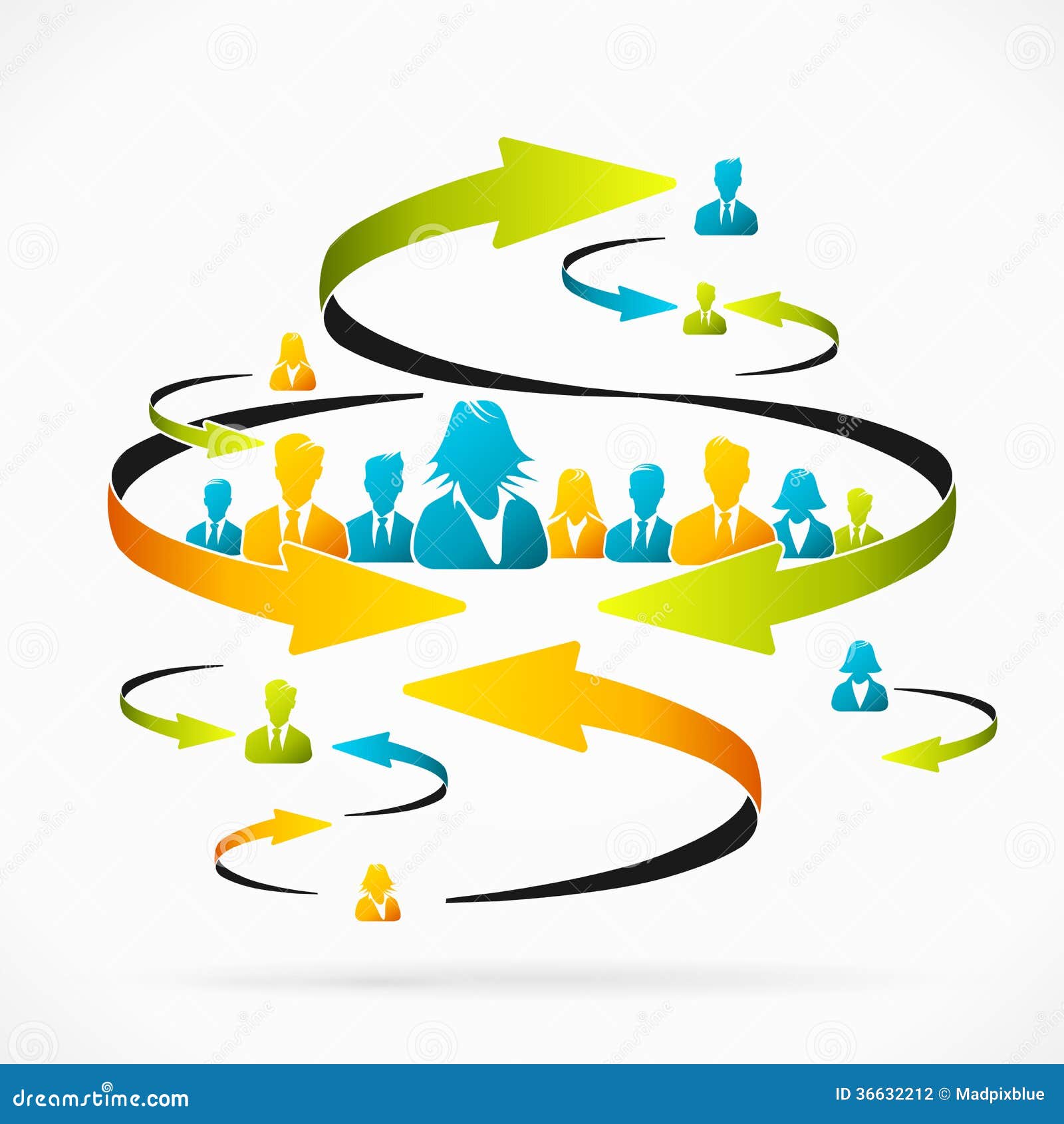 Feedback stock vector. Illustration of businesswoman - 36632212