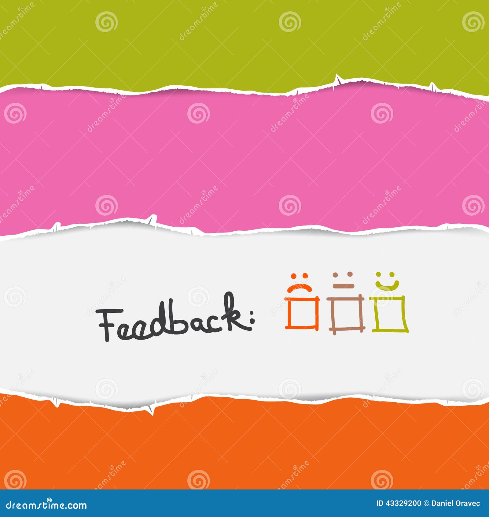 Feedback Background Template Stock Vector - Illustration of green ...