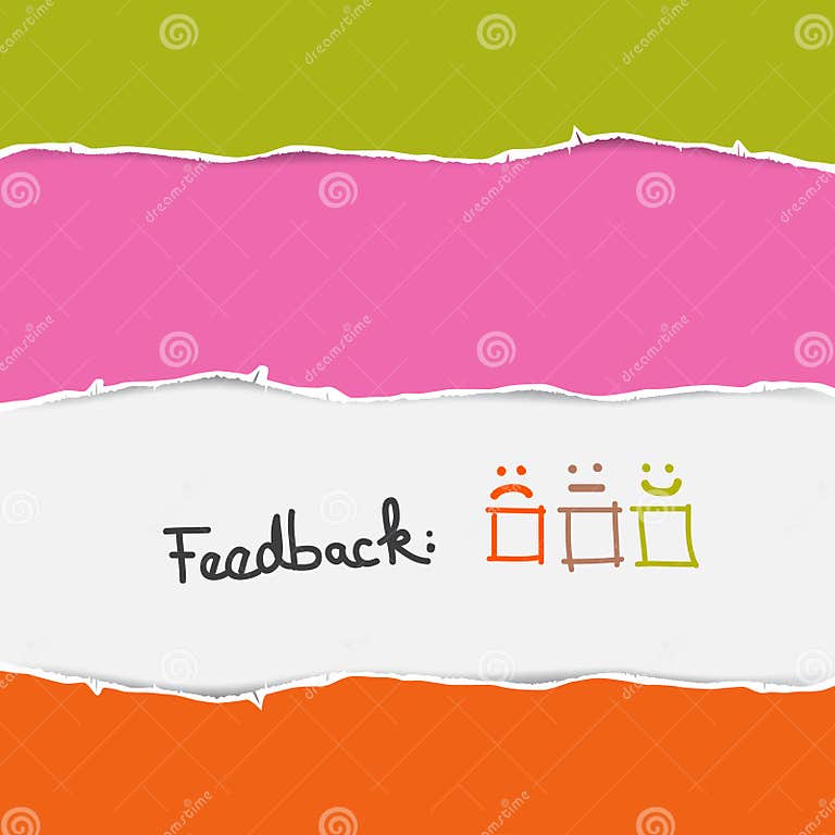 Feedback Background Template Stock Vector - Illustration of green ...