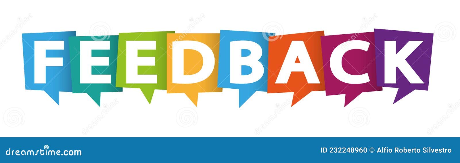 Feedback Banner or Icon for Service Customer Survey Satisfaction Stock ...