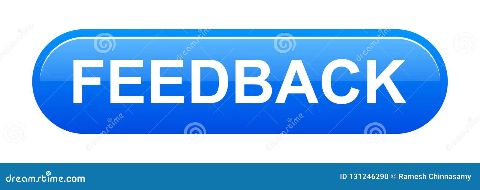 Feedback button stock vector. Illustration of assessment - 131246290