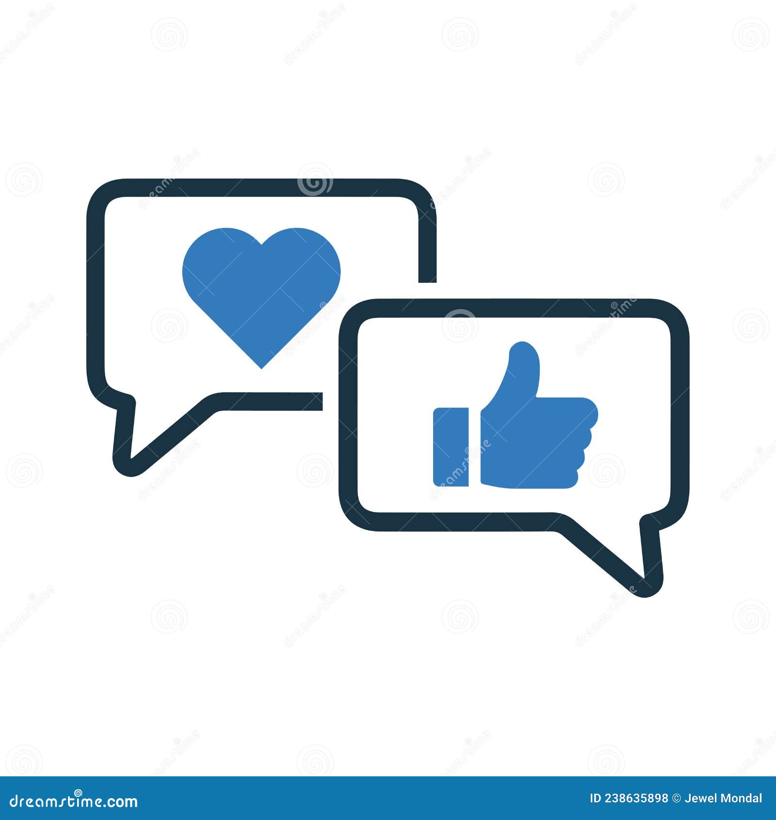 Feedback, Comment, Love Rating Icon. Simple Outline Icon. Line Vector ...