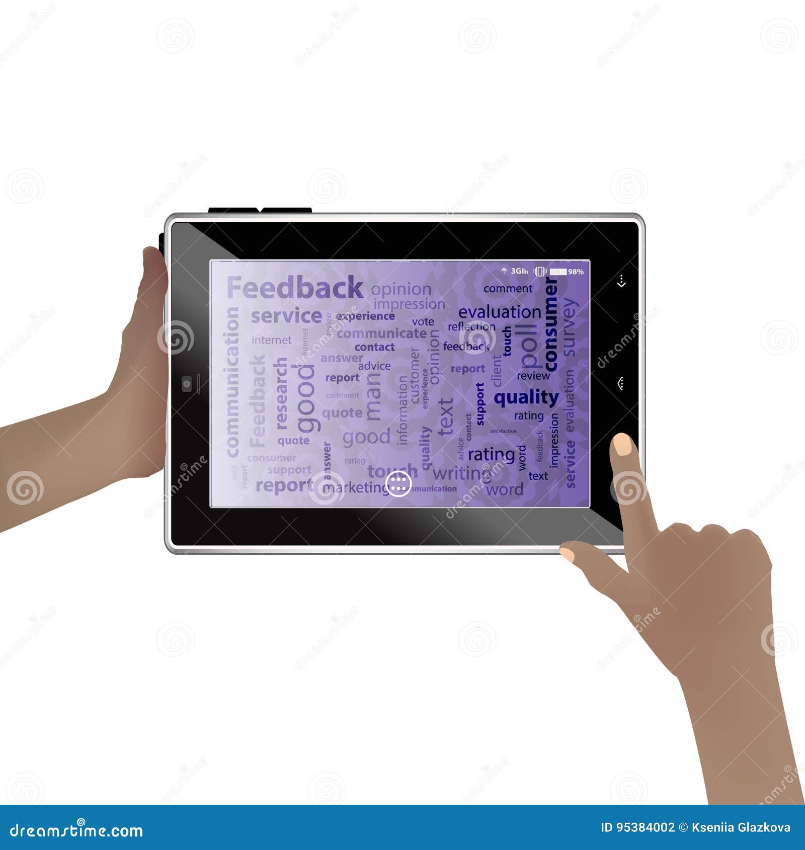 Feedback Concept of Business Development Stock Illustration ...