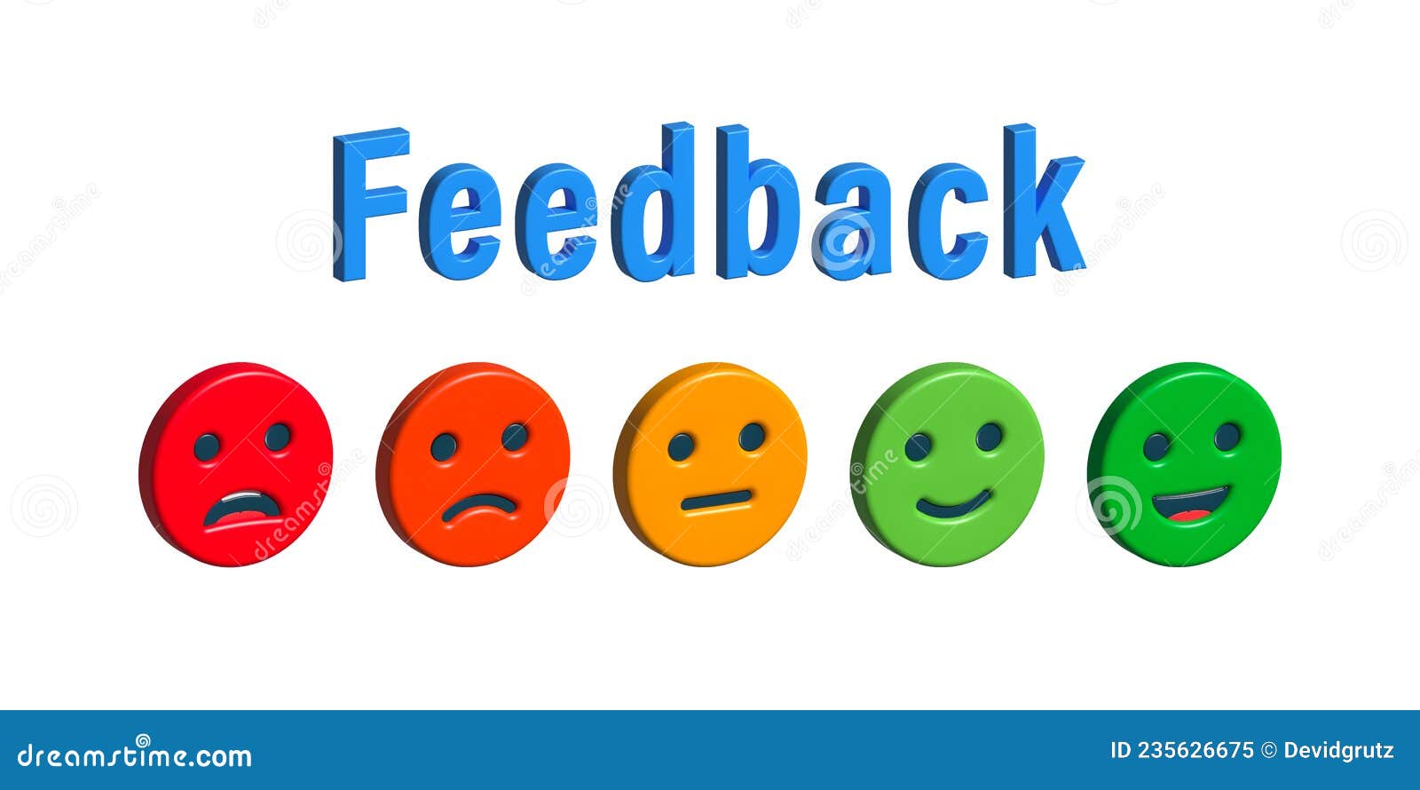 Feedback Concept Design, Emotions Scale Background and Banner Stock ...