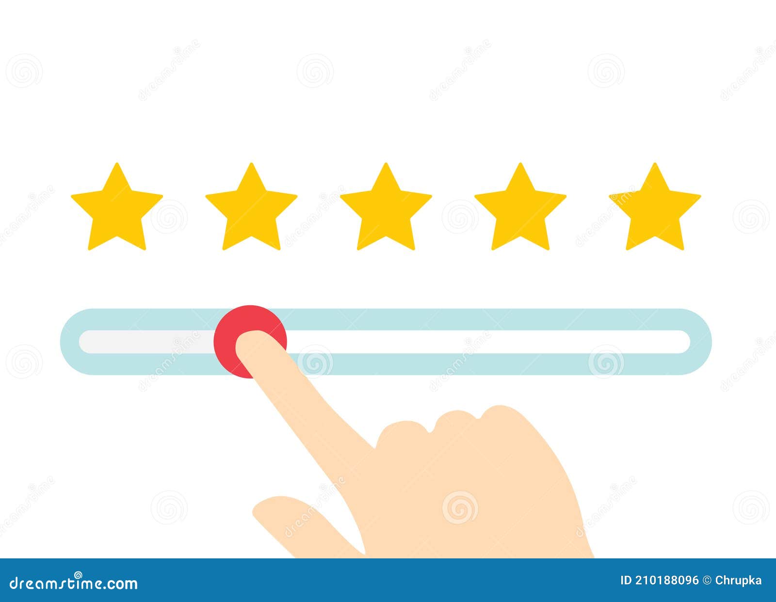 Feedback, Customer Review Slider Stock Vector - Illustration of opinion ...
