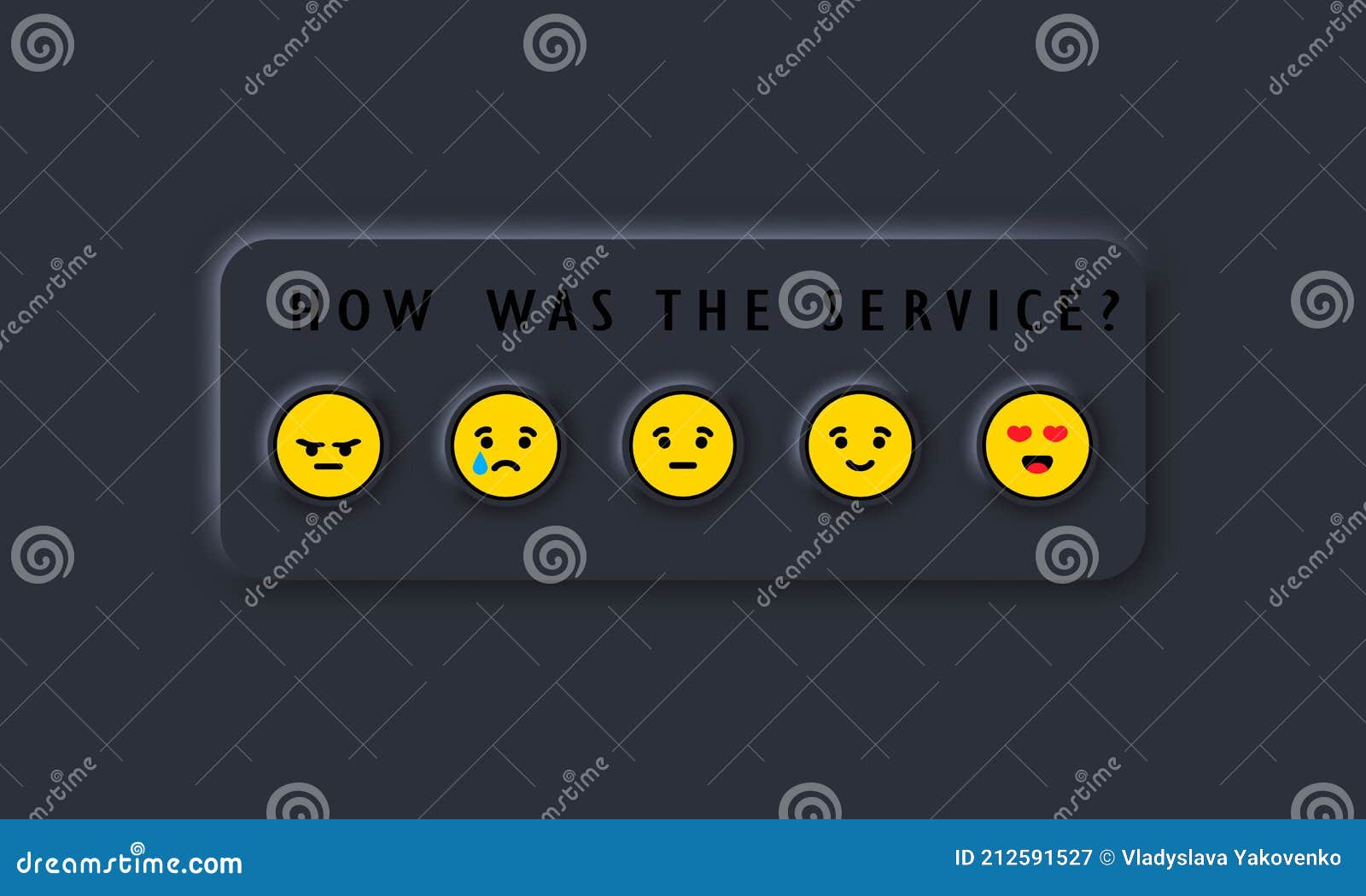 Feedback Emoji Slider. Reviews or Rating Scale with Emoji Representing ...